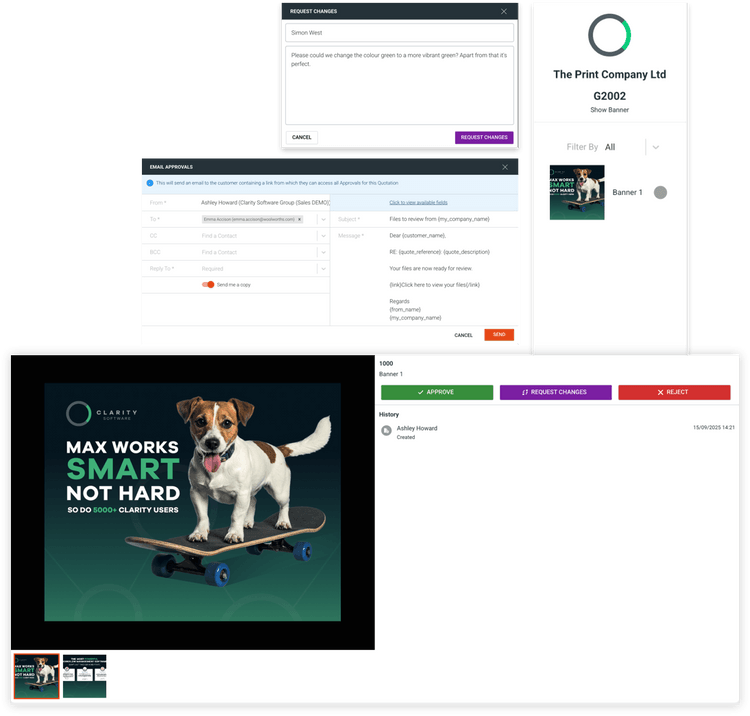 Artwork Approvals | Clarity Software