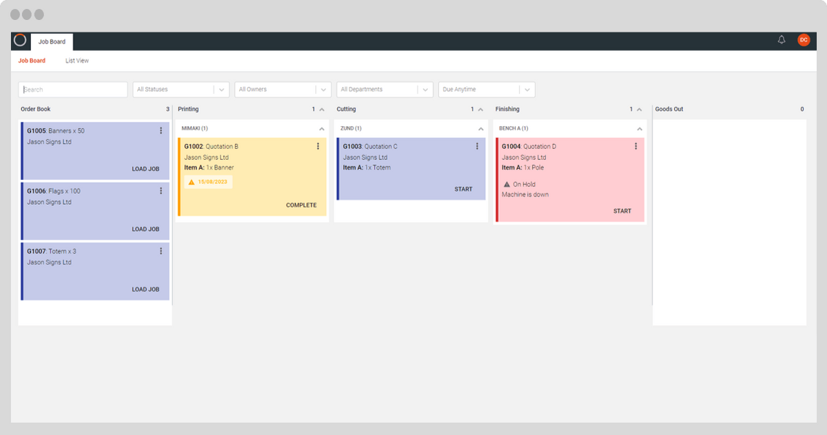 Job Tracking Software | Production Software | Clarity Software Solutions