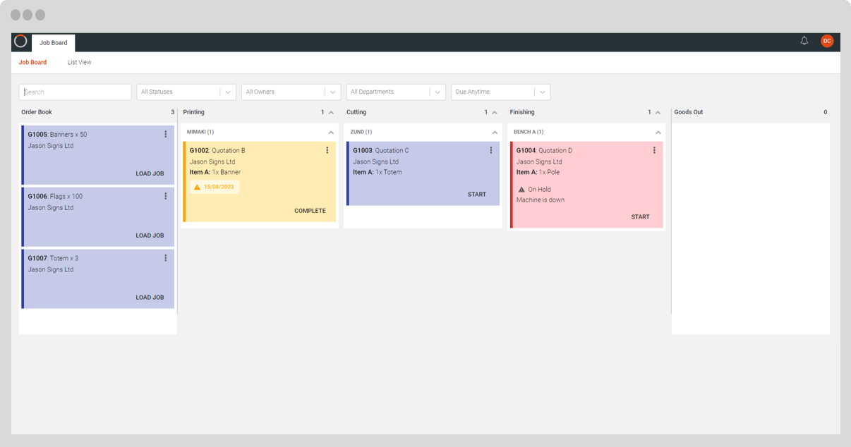 Job Tracking Software | Production Software | Clarity Software Solutions