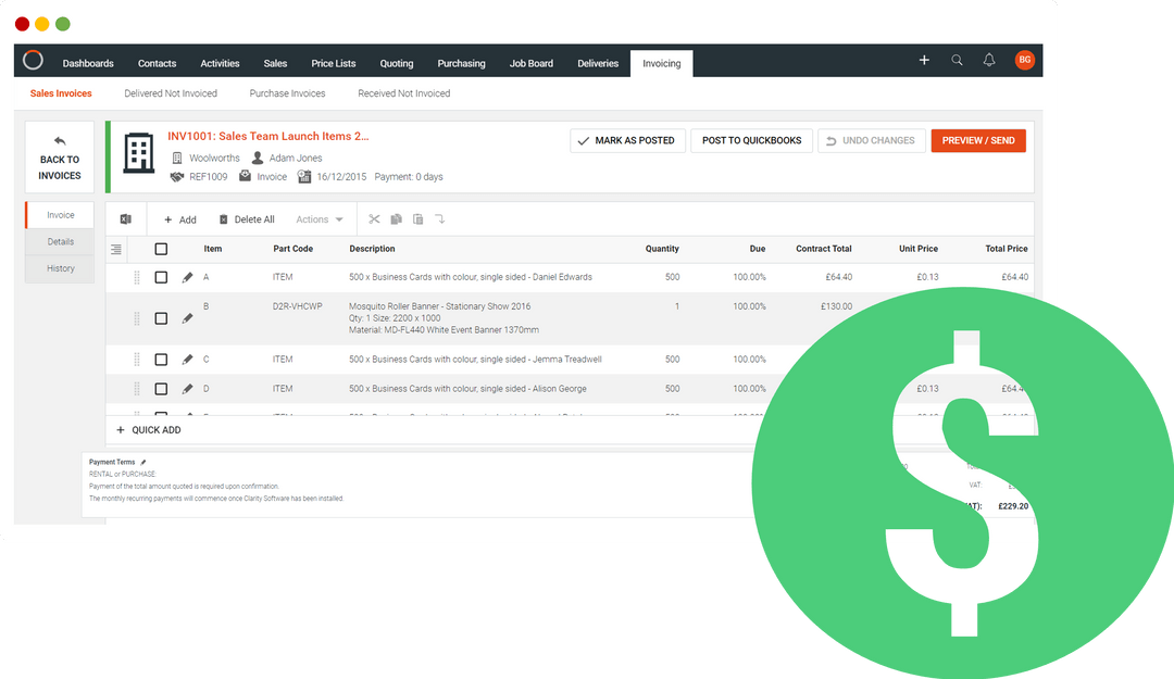 Invoicing Software - Get Paid faster | Clarity Software